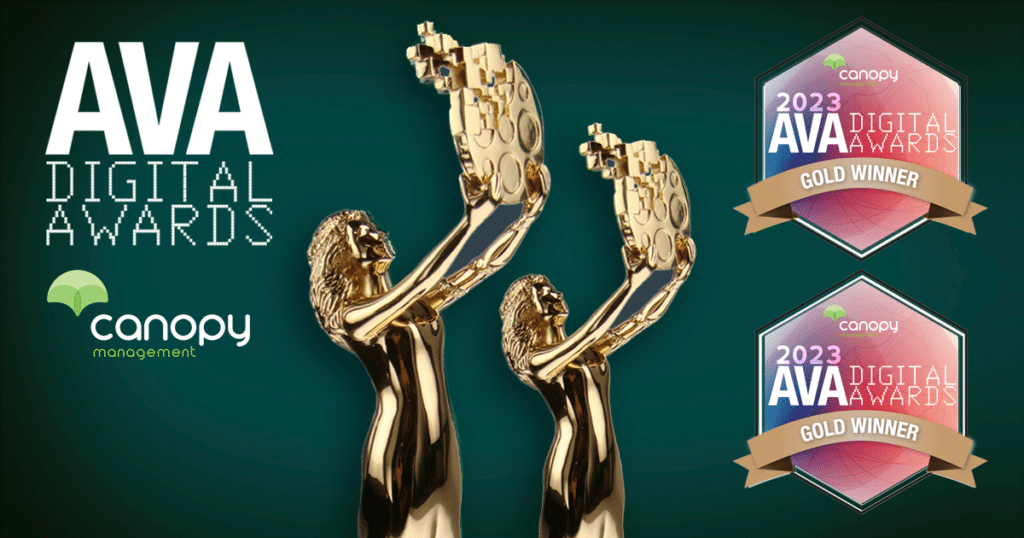 Canopy Management Wins Two Gold AVA Digital Awards for Work With ...